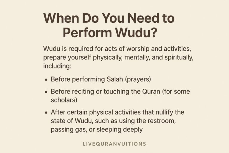 How to Do Wudu: A step by step Guide to Proper Ablution - Live Quran ...